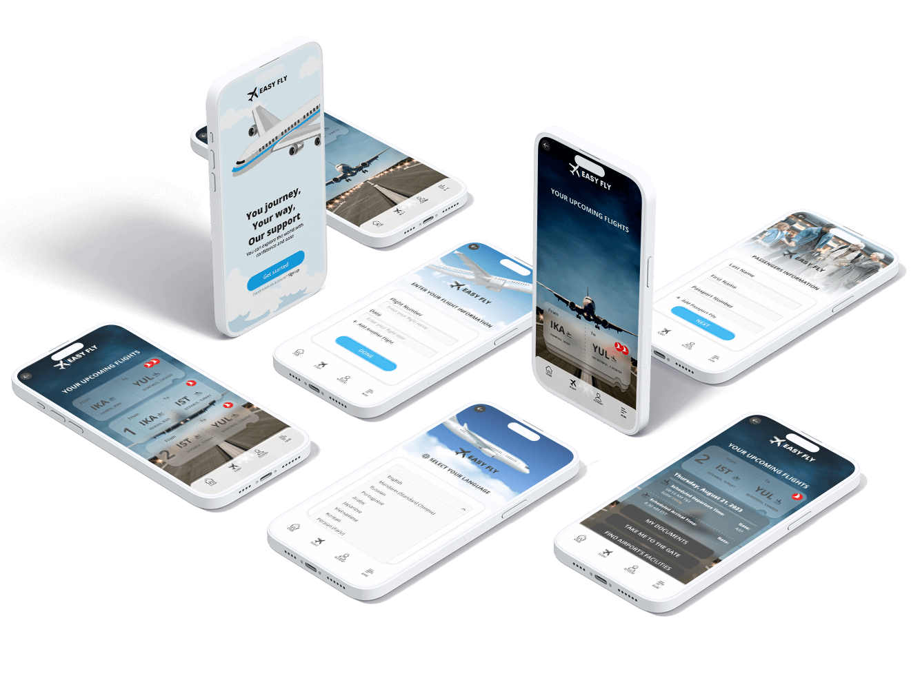 Easy Fly Mobile Application – Rosie Farokhi's Portfolio